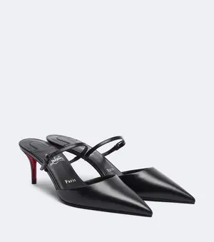CHRISTIAN LOUBOUTIN Milena Leather Mules - Black