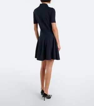 Givenchy Cotton And Silk-blend Polo Dress
