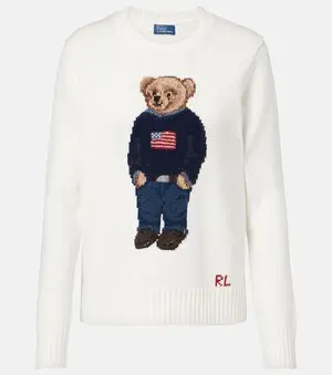 Polo Ralph Lauren Polo Bear Intarsia Sweater - Blue