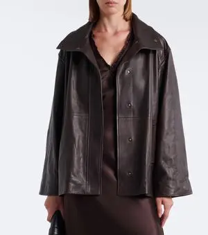 Nour Hammour Lowen Leather Jacket