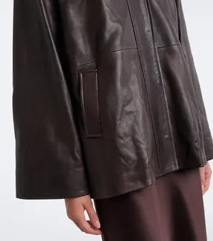 Nour Hammour Lowen Leather Jacket