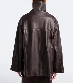 Nour Hammour Lowen Leather Jacket