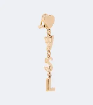 Saint Laurent Logo Drop Earrings
