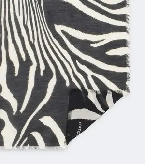 NILI LOTAN Zebra-print Scarf