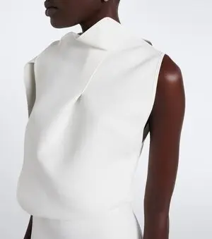 Maticevski Asymmetric Draped Midi Dress