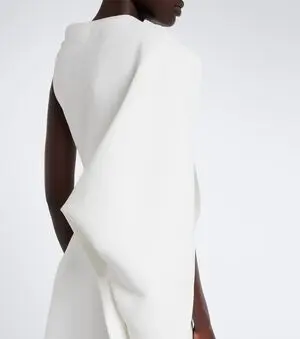 Maticevski Asymmetric Draped Midi Dress