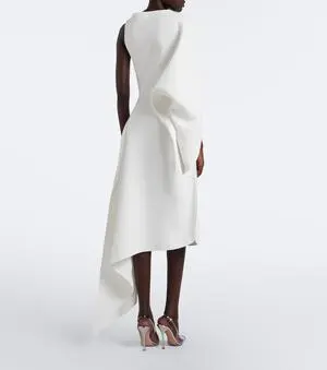 Maticevski Asymmetric Draped Midi Dress