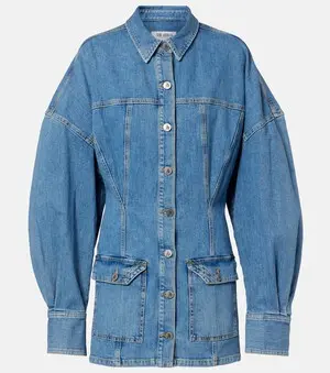 Attico Denim Minidress - Blue
