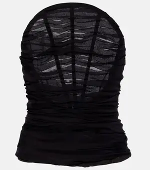 Balenciaga Silk Corset - Black