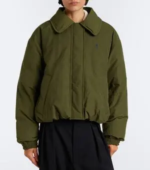 Polo Ralph Lauren Teddy-trimmed Technical Down Jacket - Green