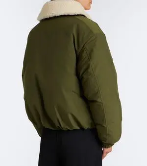 Polo Ralph Lauren Teddy-trimmed Technical Down Jacket - Green