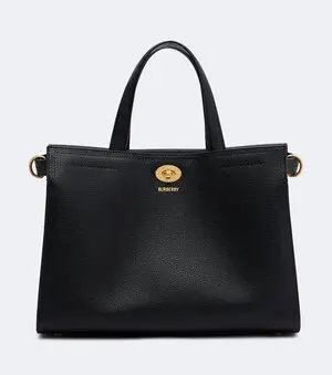 Burberry Leather Top-handle Bag - Black