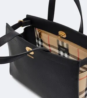 Burberry Leather Top-handle Bag - Black