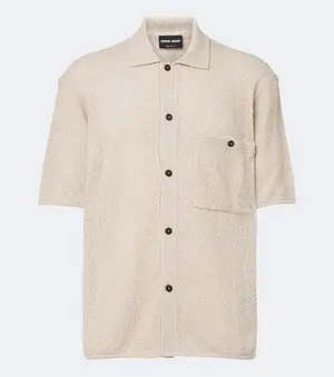 Giorgio Armani Knitted Shirt - Beige