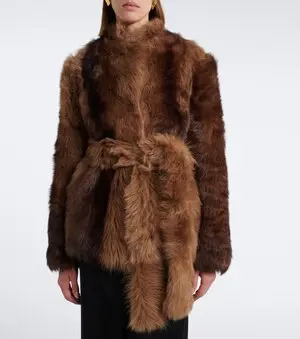 Nour Hammour Elsa Shearling Jacket