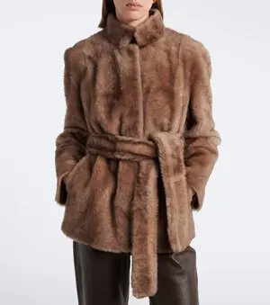 Nour Hammour Elsa Shearling Jacket