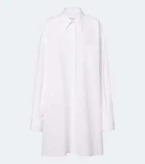 MAISON MARGIELA Oversized Cotton Poplin Shirt - White