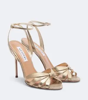 AQUAZZURA Soulmate Sandals - Gold