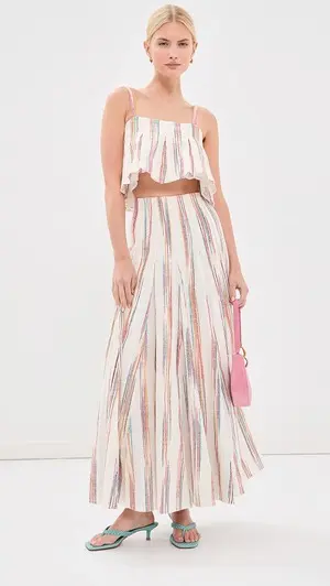 Rosie Assoulin Million Pleats Skirt