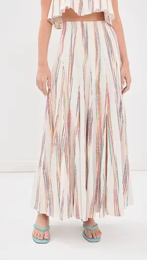 Rosie Assoulin Million Pleats Skirt
