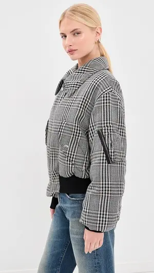 Stella McCartney Plush-trimmed Bomber Jacket