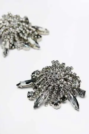 Scanlan Theodore Crystal Cascade Studs - Black.diamond