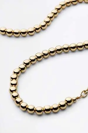 Scanlan Theodore Italian Small Sphere Choker - Light.gold