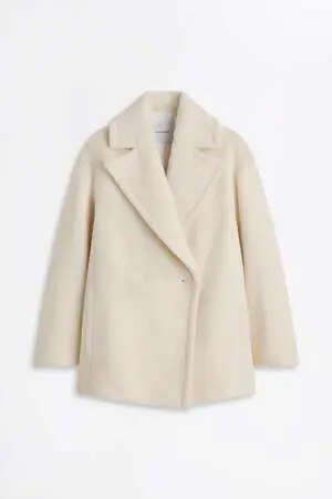 Scanlan Theodore Alpaca Coat - Creme