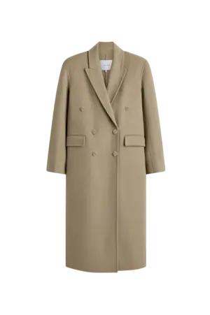 Scanlan Theodore Wool Double Breasted Coat - Trench