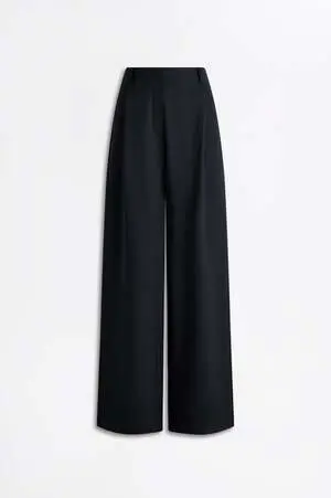Scanlan Theodore Pleat Drape Tailored Trouser - Black
