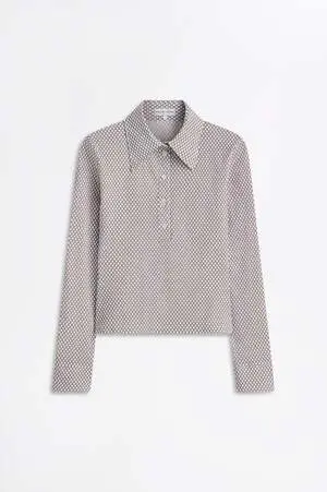 Scanlan Theodore Italian Chain Print Shirt - White.tan