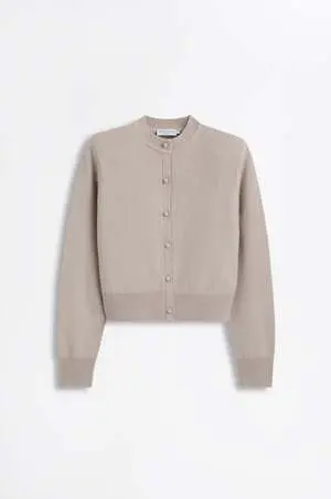 Scanlan Theodore Cashmere Shoulder Pad Cardigan - Tuile