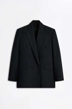 Scanlan Theodore Soft Double Breasted Jacket - Black