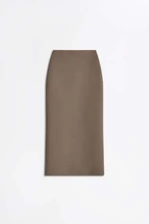 Scanlan Theodore Crepe Knit Pencil Long Skirt - Army