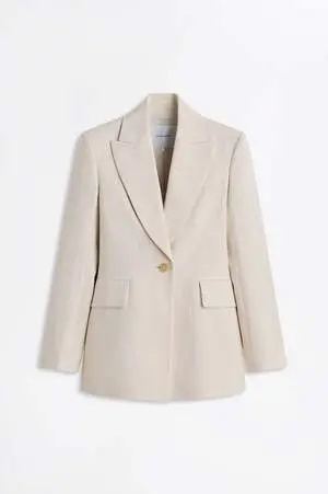 Scanlan Theodore Italian Textured Jacket - Alabaster
