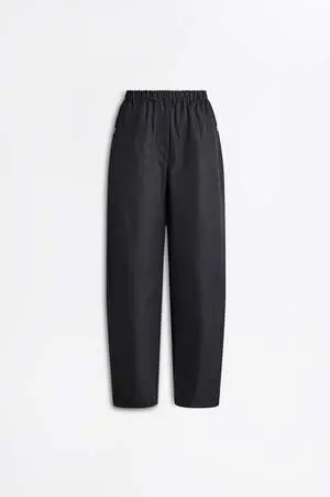 Scanlan Theodore Technical Barrel Leg Trousers - Black