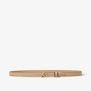 Fendi Ff Diamonds Belt - Beige