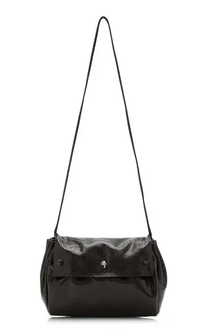 Staud Cy Leather Clutch Bag