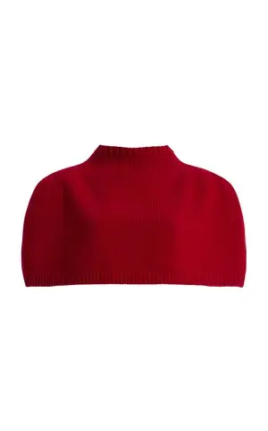 HIGH SPORT Selma Wool-cashmere Shrug