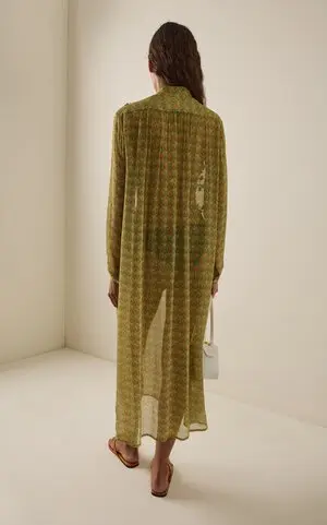 Chan Luu Drip Drip Tunic Dress With Sequin And Bead Embroidery