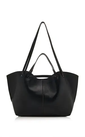 Max Mara Leather Shoppning Bag - Black