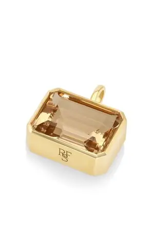 REAL FINE STUDIO Signature Bezel Drop Pendant