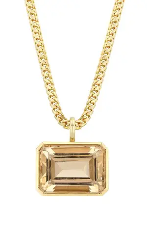 REAL FINE STUDIO Signature Bezel Drop Pendant