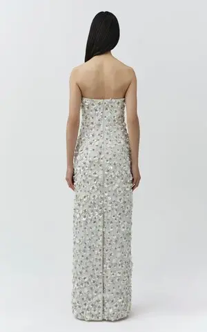 Simkhai Serafina Strapless Embellished Gown