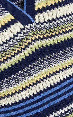 Simkhai Lira Knit Polo Mini Dress