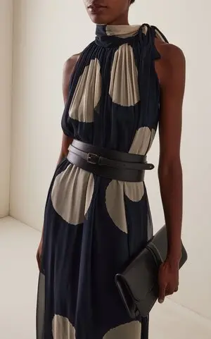 Max Mara Leather Bandeau Belt