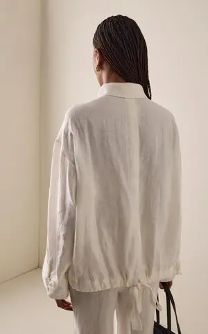 ELCE Maris Linen Shirt - White