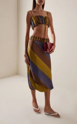 Staud Exclusive Sade Silk Top