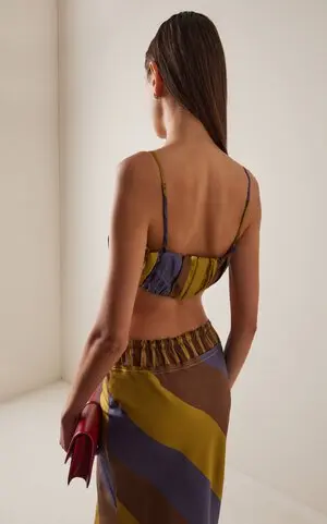 Staud Exclusive Sade Silk Top