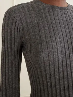Arch4 Ribbed Cashmere Pullover